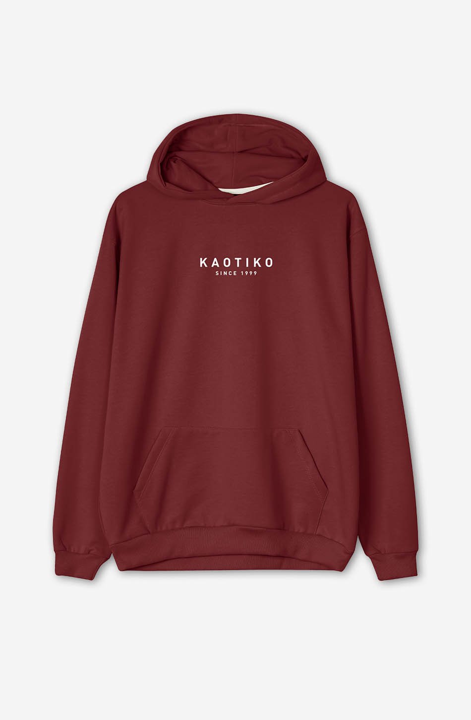 Sudadera Vancouver Burgundy ll- Sudaderas Hombre - Kaotiko BCN